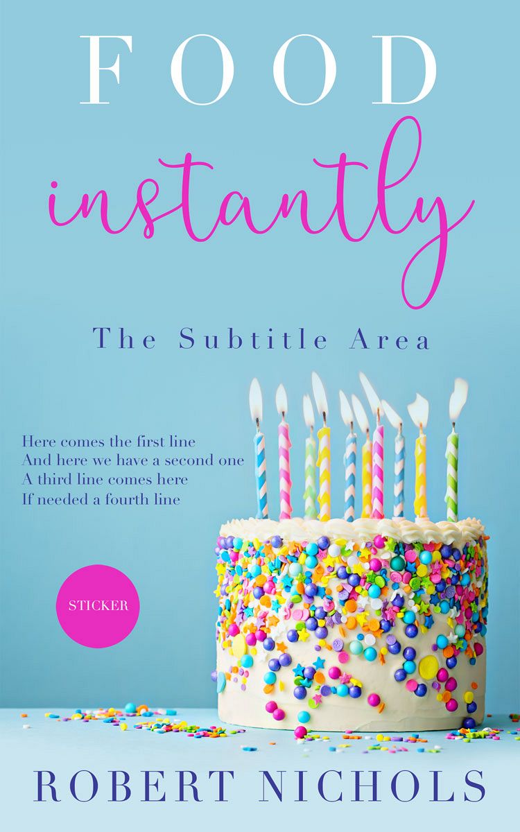 Premade Book Covers - Premade Non-fiction, Cookbooks; Food & Wine Book ...